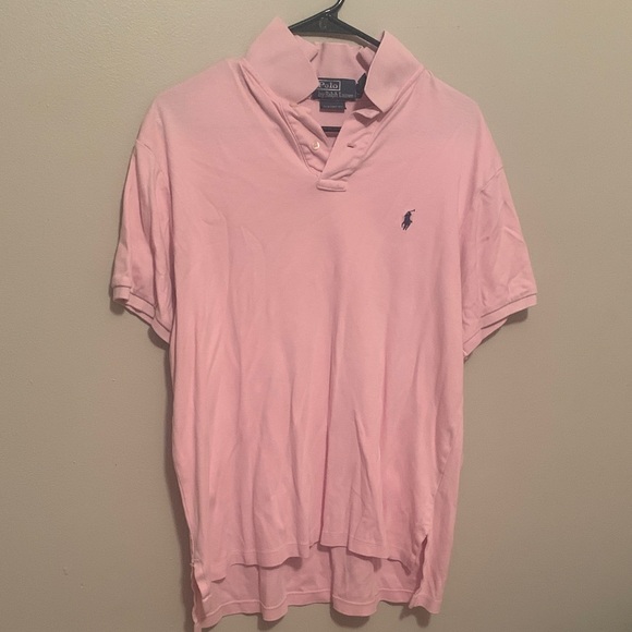 Polo Ralph Lauren | Shirts | Polo By Ralph Lauren Light Pink Polo Shirt ...